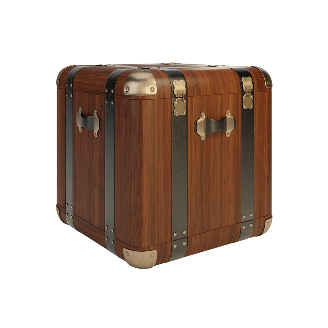 Decorative Trunk-Styled Furniture Wood Tailors Club
