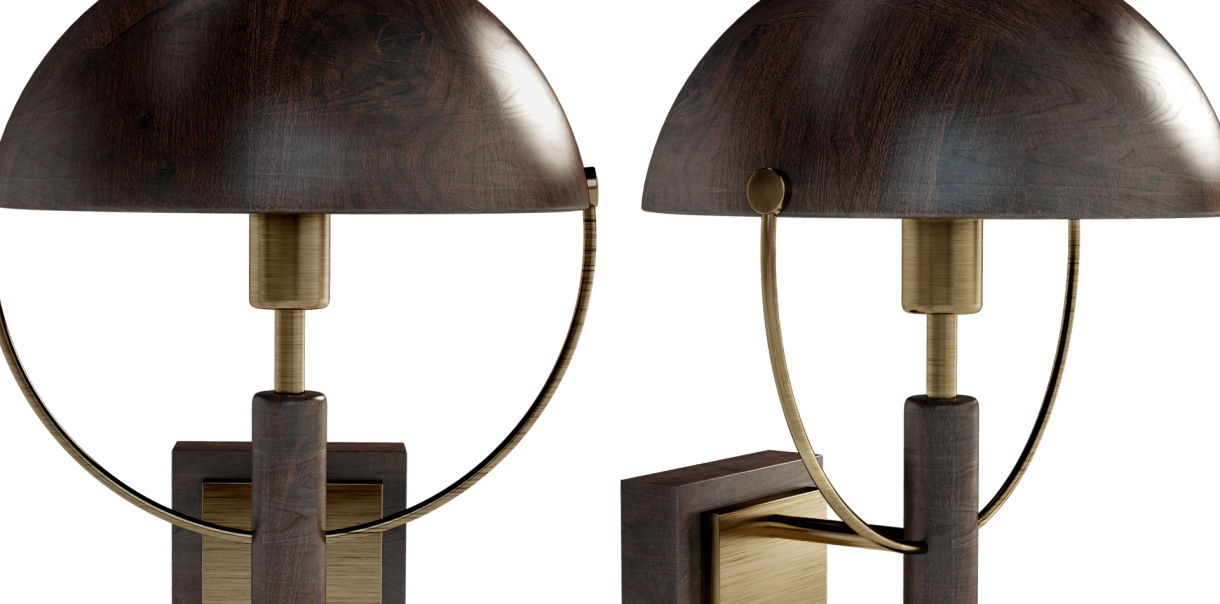 Faraday Wall Lamp Wood Tailors Club Riveting Craftsmanship