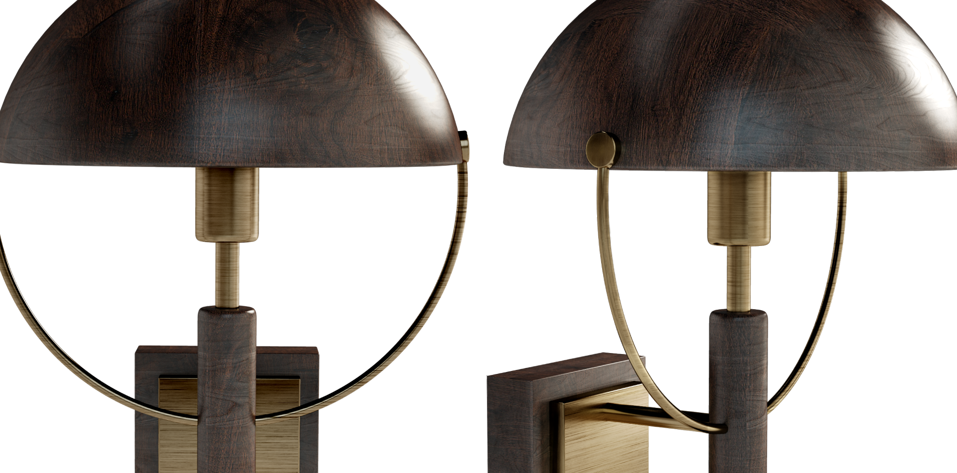 Faraday Wall Lamp Wood Tailors Club Riveting Craftsmanship
