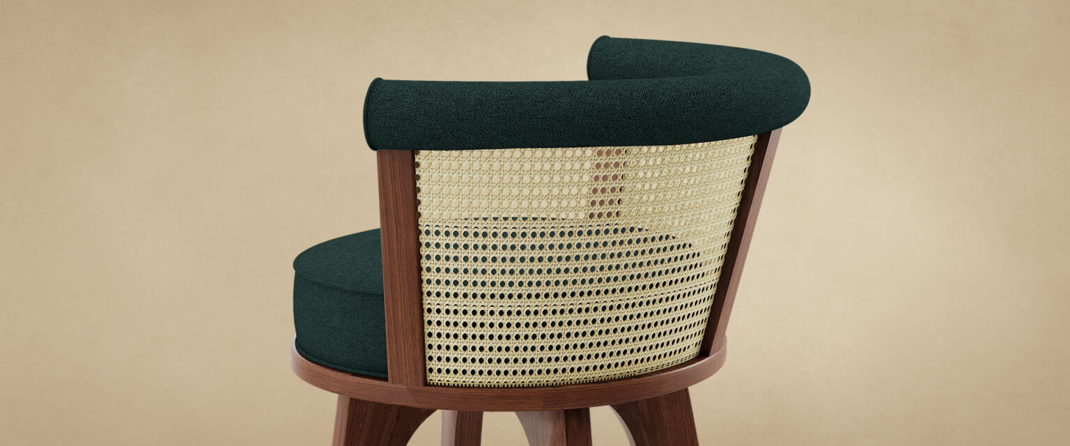 George Bar Chair Wood Tailors Club Riveting Craftsmanship