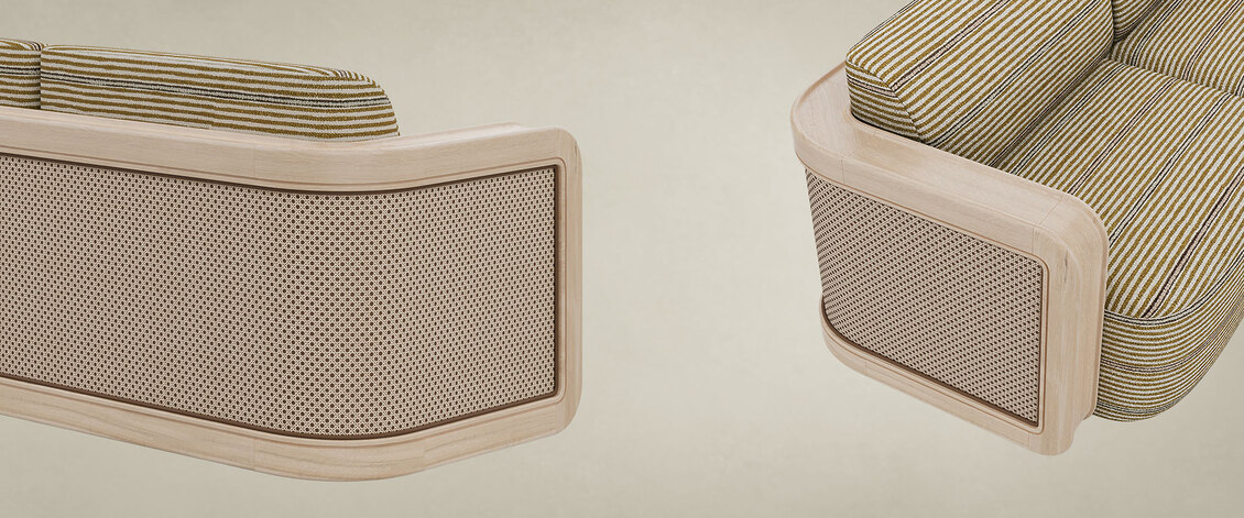 Kimberley Sofa Wood Tailors Club Riveting Craftsmanship