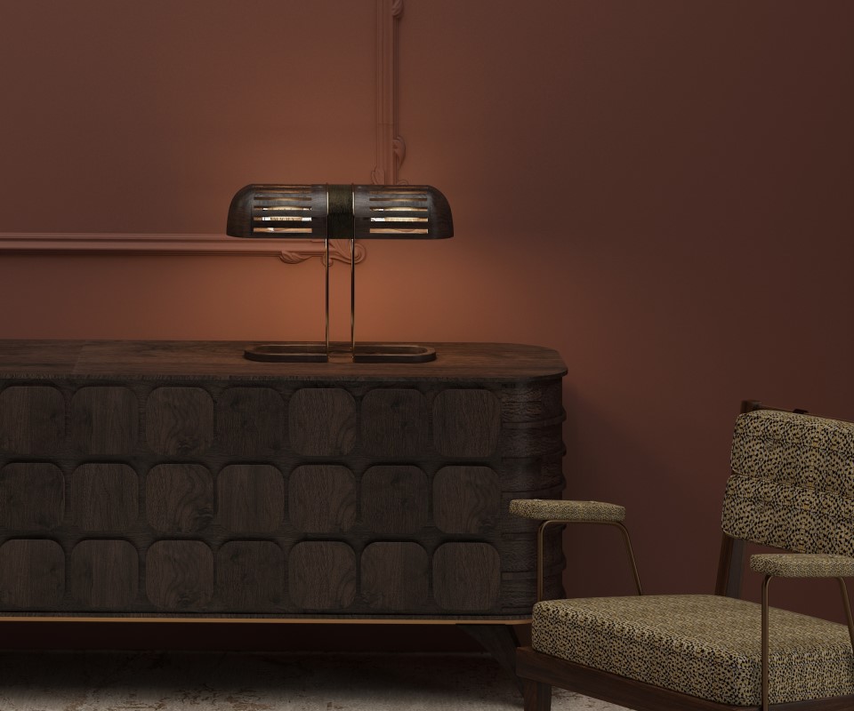 Turing Table Lamp | Wood Tailors Club - The Art of Craftsmanship