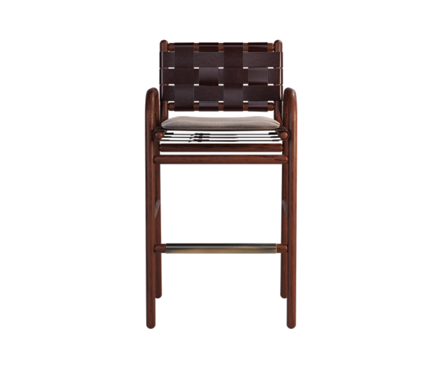 Albany Bar Chair Wood Tailors Club Riveting Craftsmanship