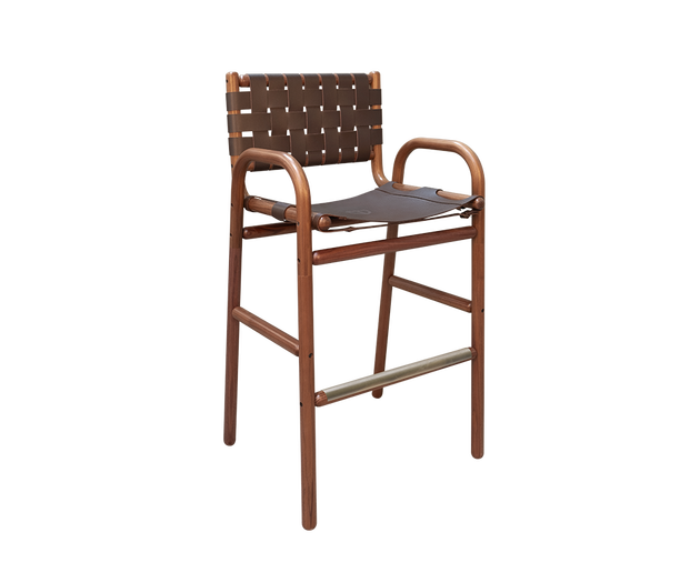 Albany Bar Chair Wood Tailors Club Riveting Craftsmanship