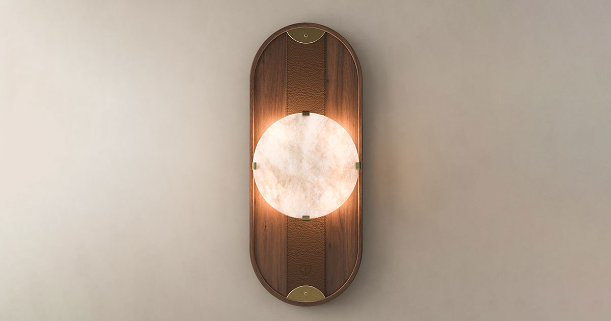 Cavendish Wall Lamp Wood Tailors Club Riveting Craftsmanship