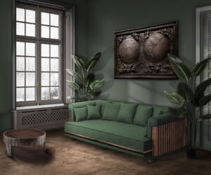 Conway Sofa Wood Tailors Club Riveting Craftsmanship