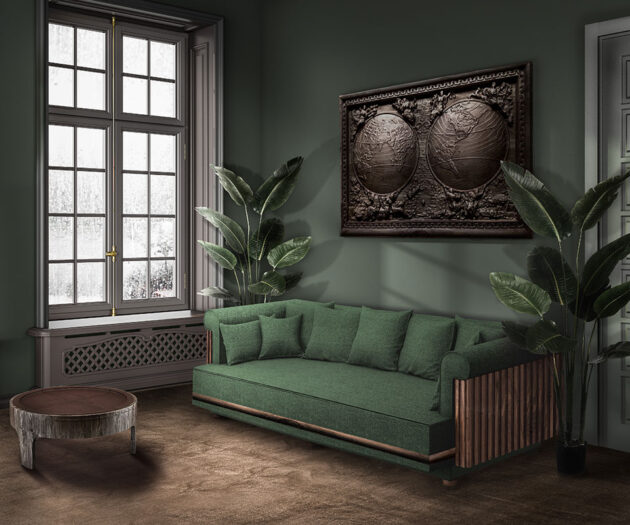Conway Sofa Wood Tailors Club Riveting Craftsmanship