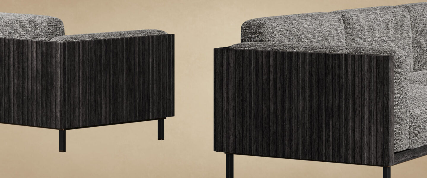 Conway Sofa Wood Tailors Club Riveting Craftsmanship