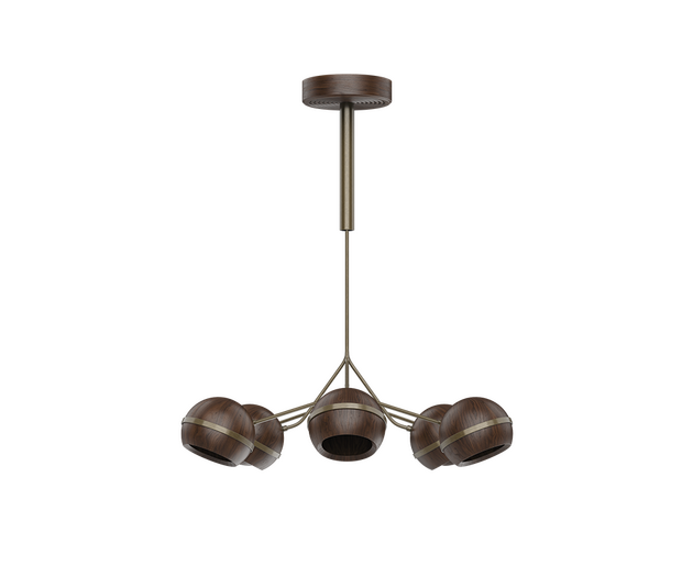 Fleming Suspension Lamp Wood Tailors Club Riveting Crafts