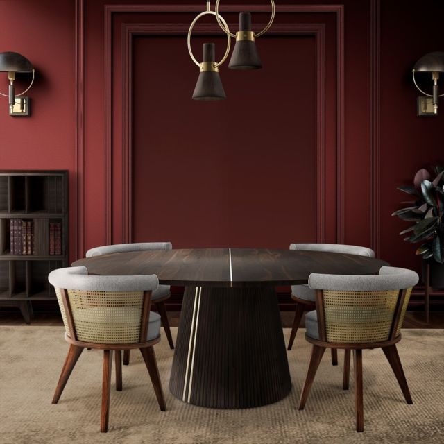 The Dazzling Edward Dining Table By Wood Tailors Club