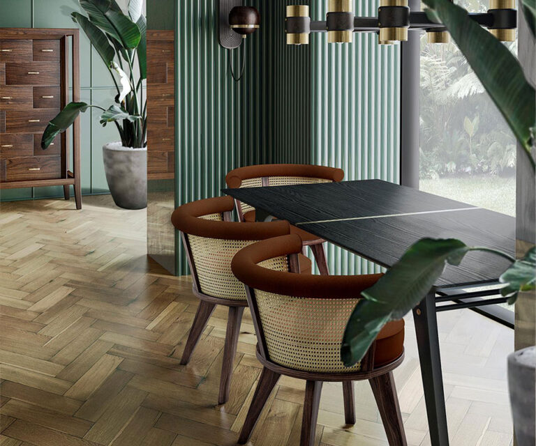 George Dining Chair Wood Tailors Club Riveting Craftsmanship