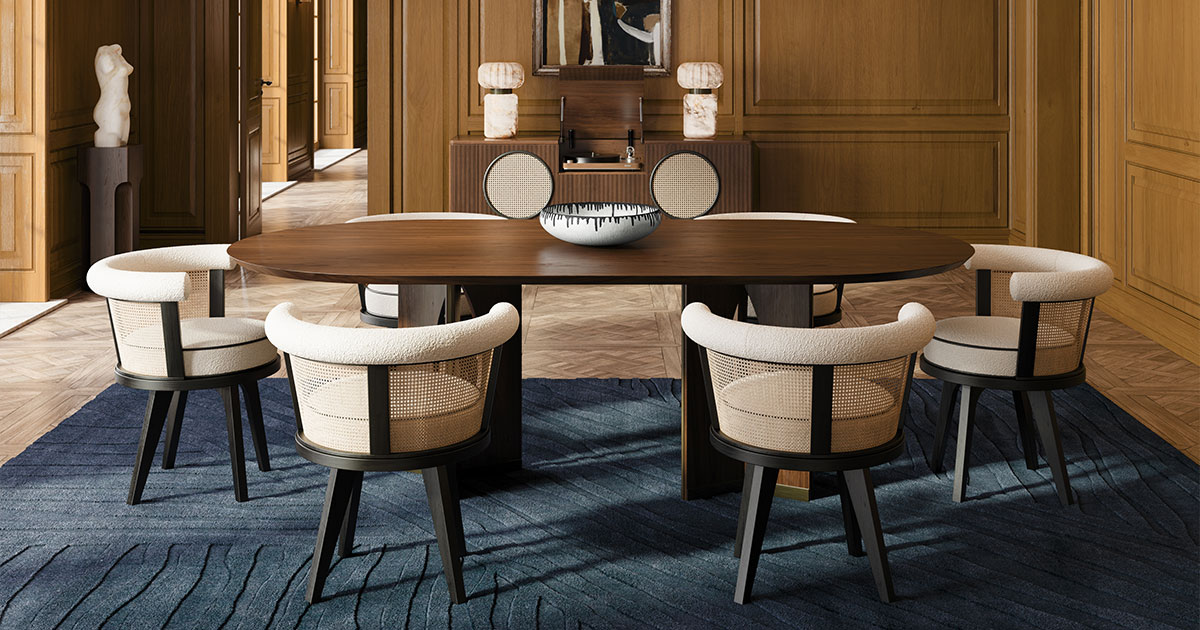 George Dining Chair Wood Tailors Club Riveting Craftsmanship