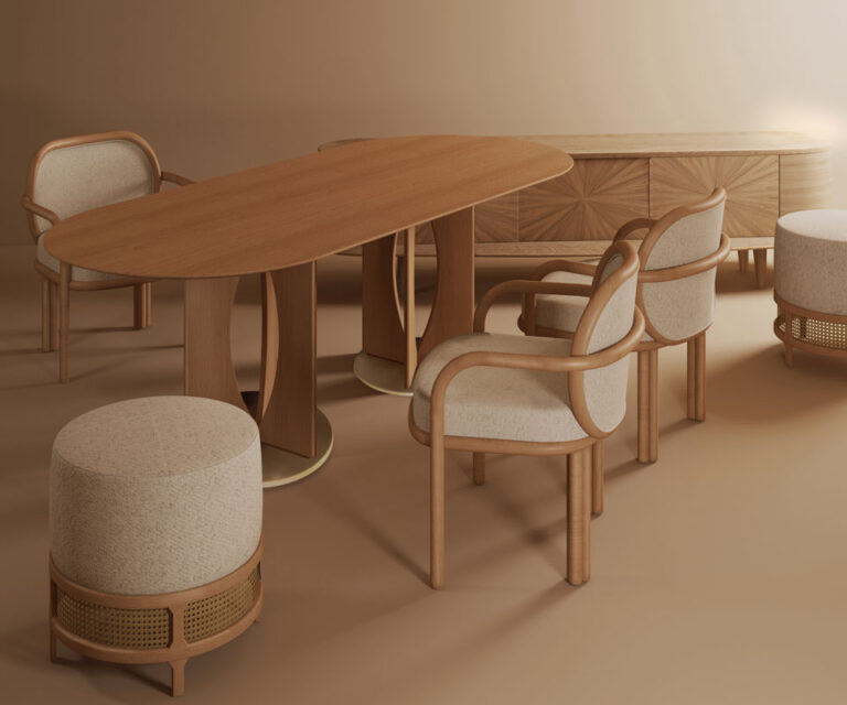 George Stool Wood Tailors Club Riveting Craftsmanship