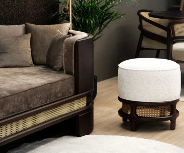 George Stool Wood Tailors Club Riveting Craftsmanship