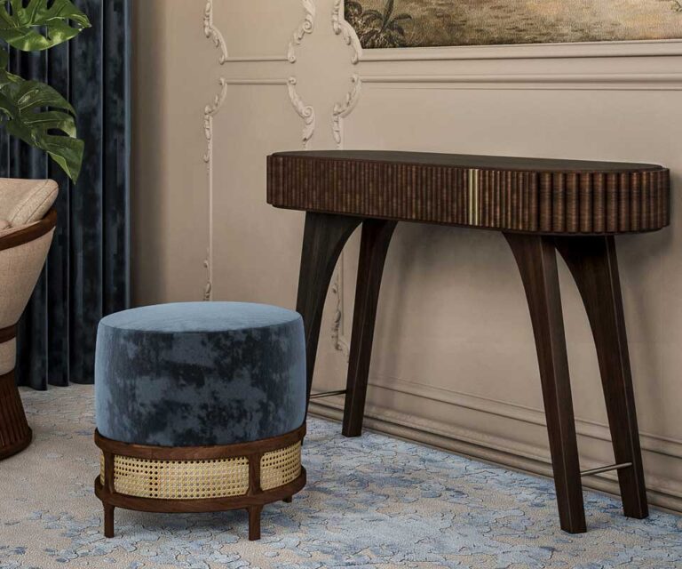 George Stool Wood Tailors Club Riveting Craftsmanship