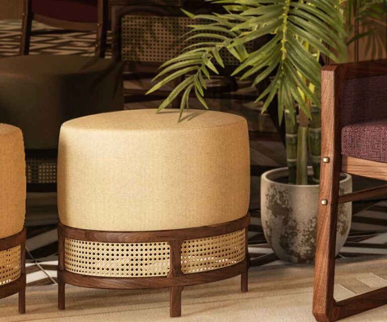 George Stool Wood Tailors Club Riveting Craftsmanship