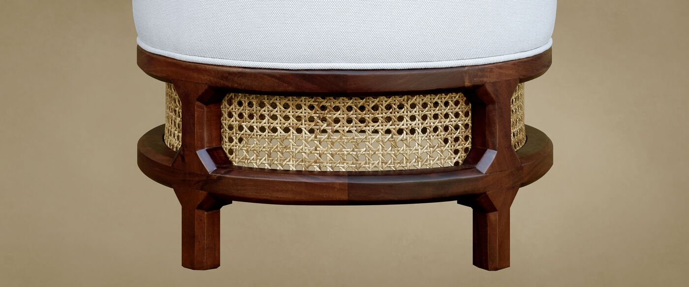 George Stool Wood Tailors Club Riveting Craftsmanship