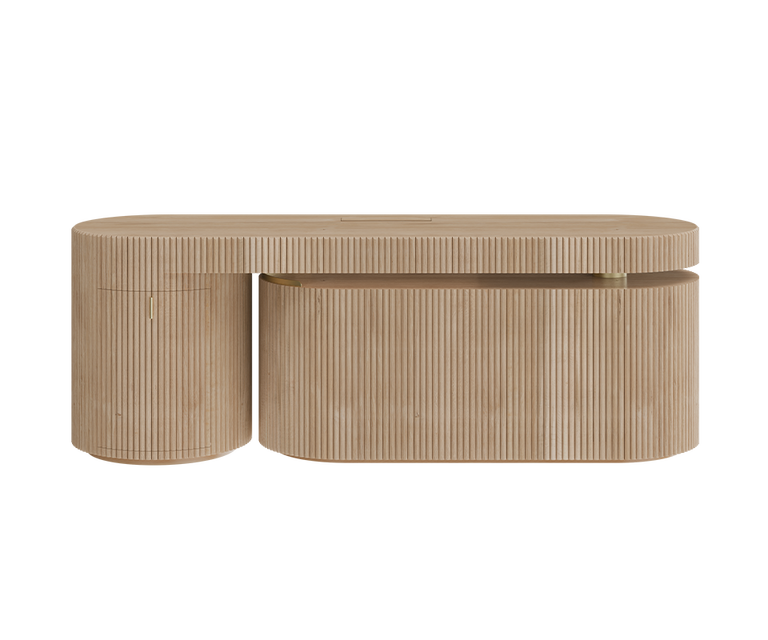 Gifford Desk - Wood Tailors Club Riveting Craftsmanship