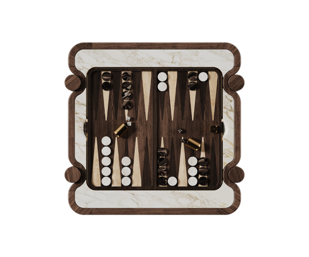 Holland Backgammon Table Wood Tailors Club Riveting Crafts