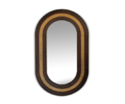 Hudson Mirror Wood Tailors Club Riveting Craftsmanship