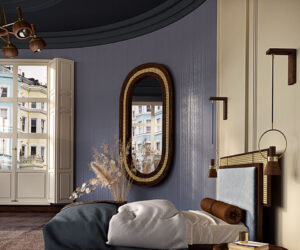 Hudson Mirror Wood Tailors Club Riveting Craftsmanship