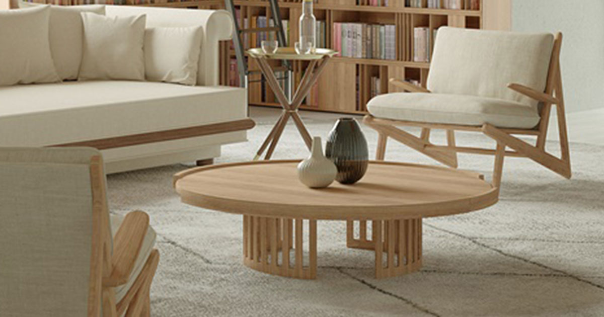 Richard Center Table Wood Tailors Club Riveting Crafts