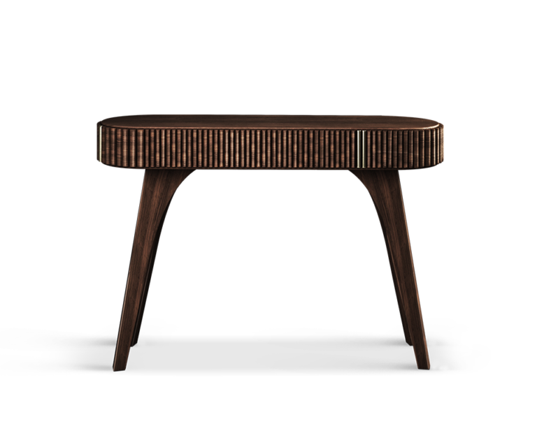 Robert Console Wood Tailors Club Riveting Craftsmanship