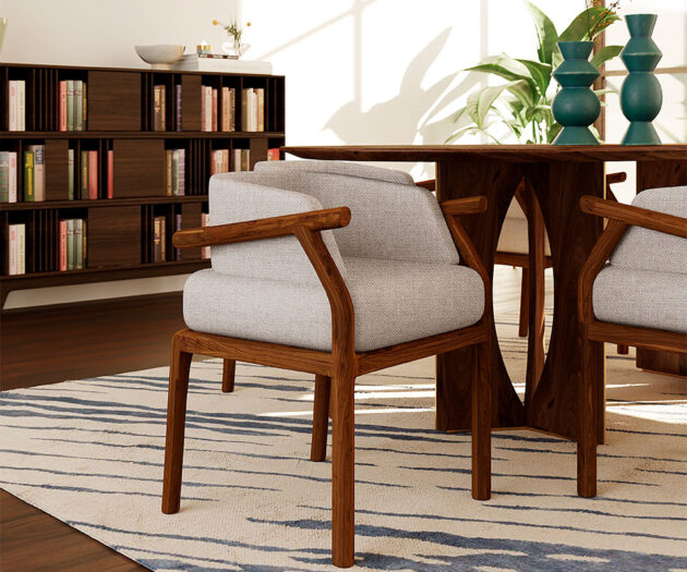 Taylor Dining Table Wood Tailors Club Riveting Craftsmanship