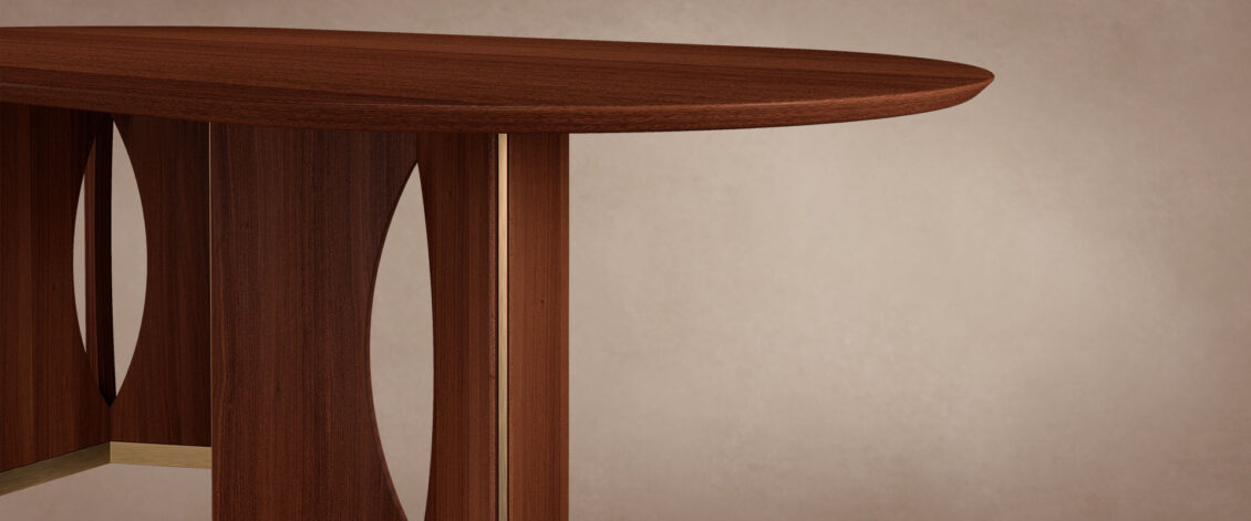 Taylor Dining Table Wood Tailors Club Riveting Craftsmanship