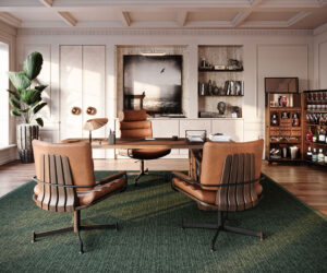 Thomas II Office Chair Wood Tailors Club Savvy Craftsmanship