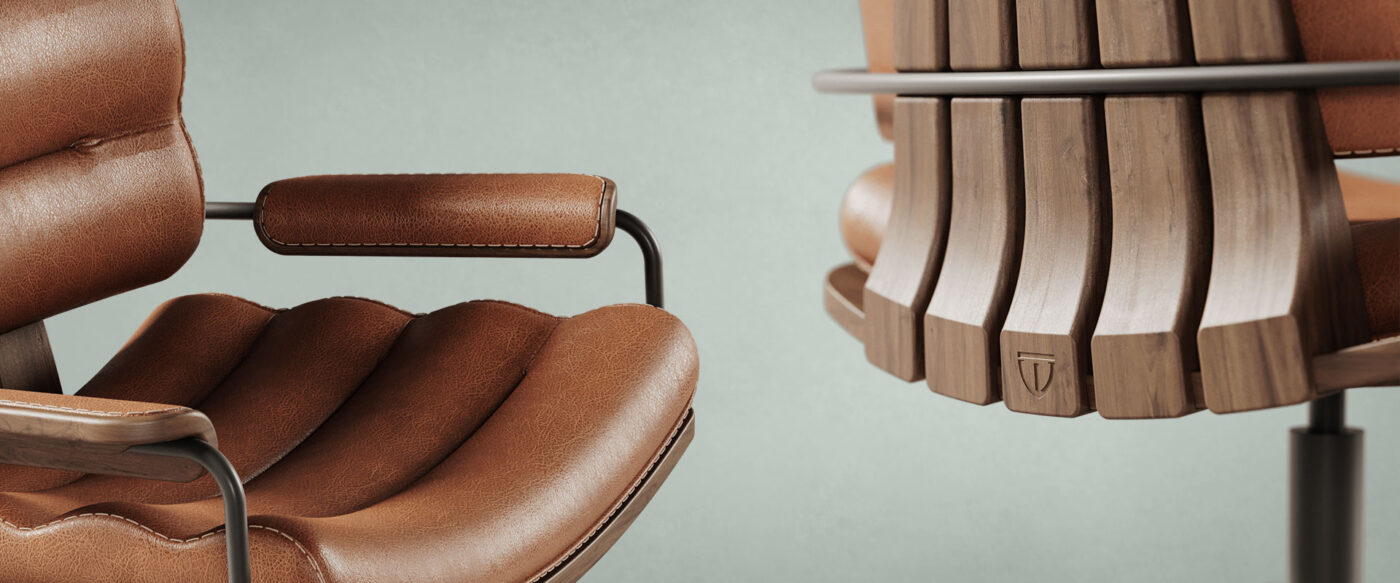 Thomas II Office Chair Wood Tailors Club Savvy Craftsmanship