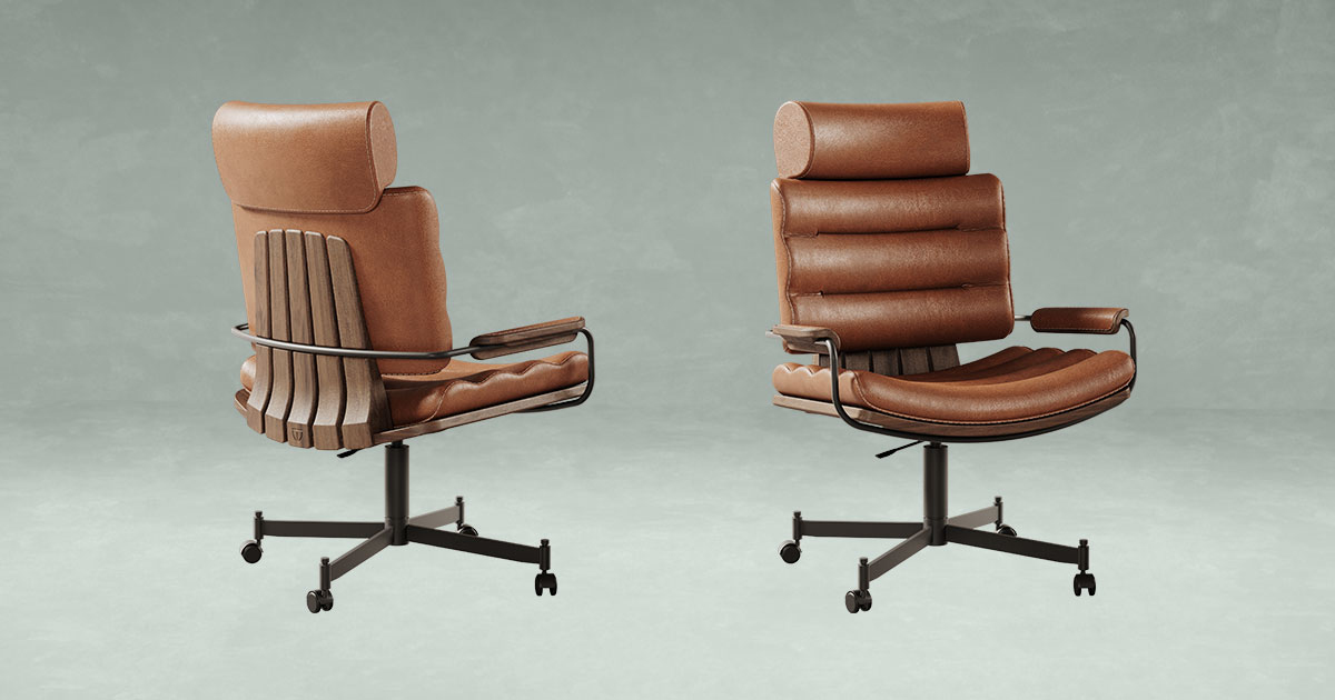 Thomas II Office Chair Wood Tailors Club Savvy Craftsmanship