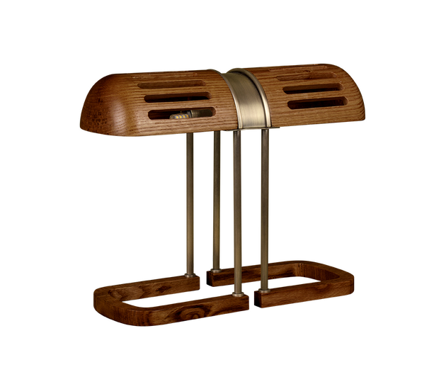 Turing Table Lamp Wood Tailors Club Riveting Craftsmanship