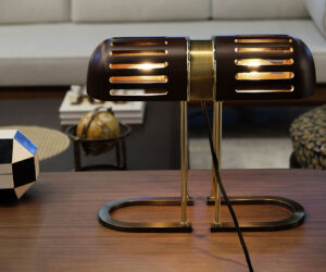 Turing Table Lamp Wood Tailors Club Riveting Craftsmanship