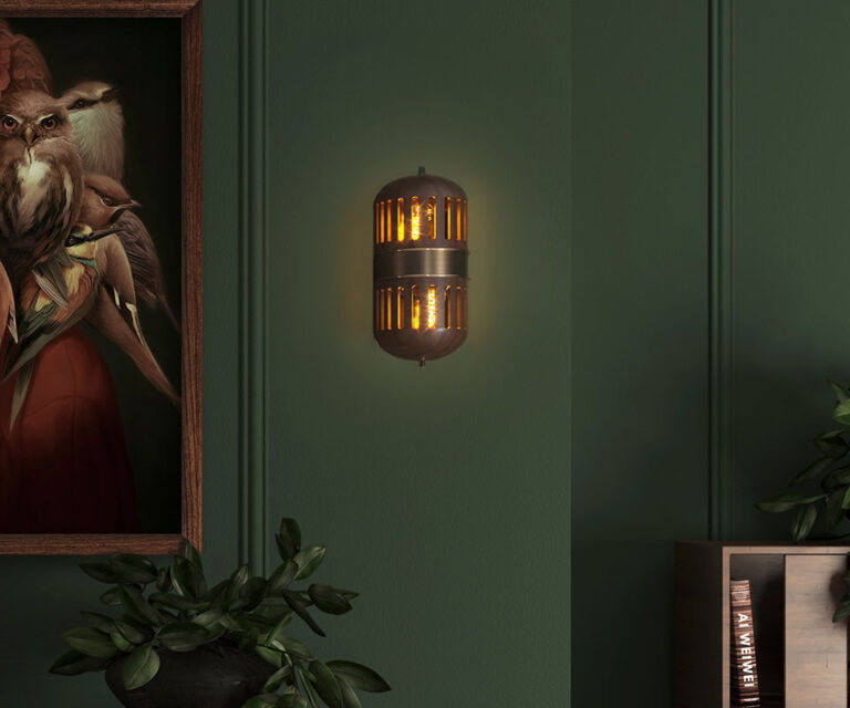 Turing Wall Lamp Wood Tailors Club Riveting Craftsmanship