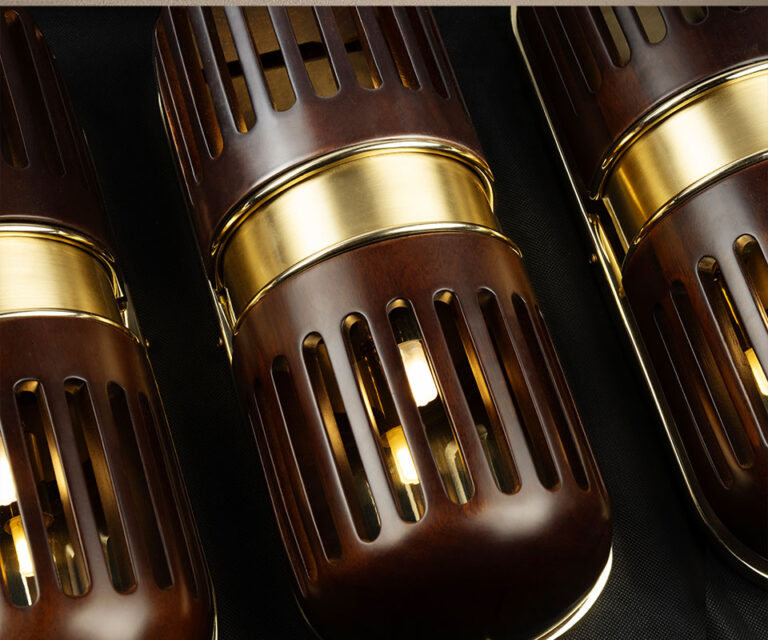 Turing Wall Lamp Wood Tailors Club Riveting Craftsmanship