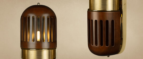 Turing Wall Lamp Wood Tailors Club Riveting Craftsmanship