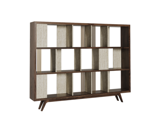 Wordsworth Bookcase Wood Tailors Club Riveting Craftsmanship