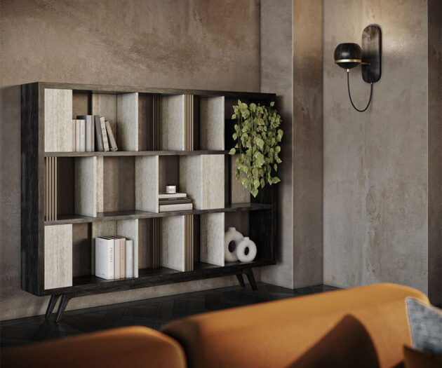 Wordsworth Bookcase Wood Tailors Club Riveting Craftsmanship